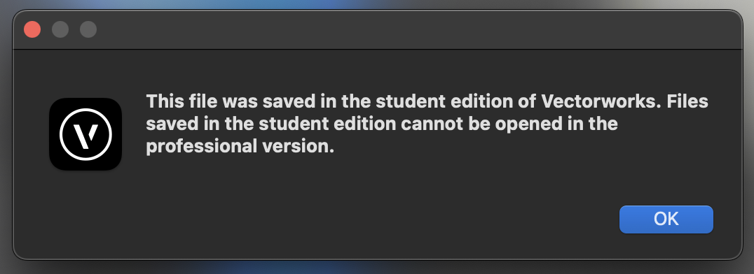 Student version cannot open student version? - Troubleshooting - Vectorworks Community Board