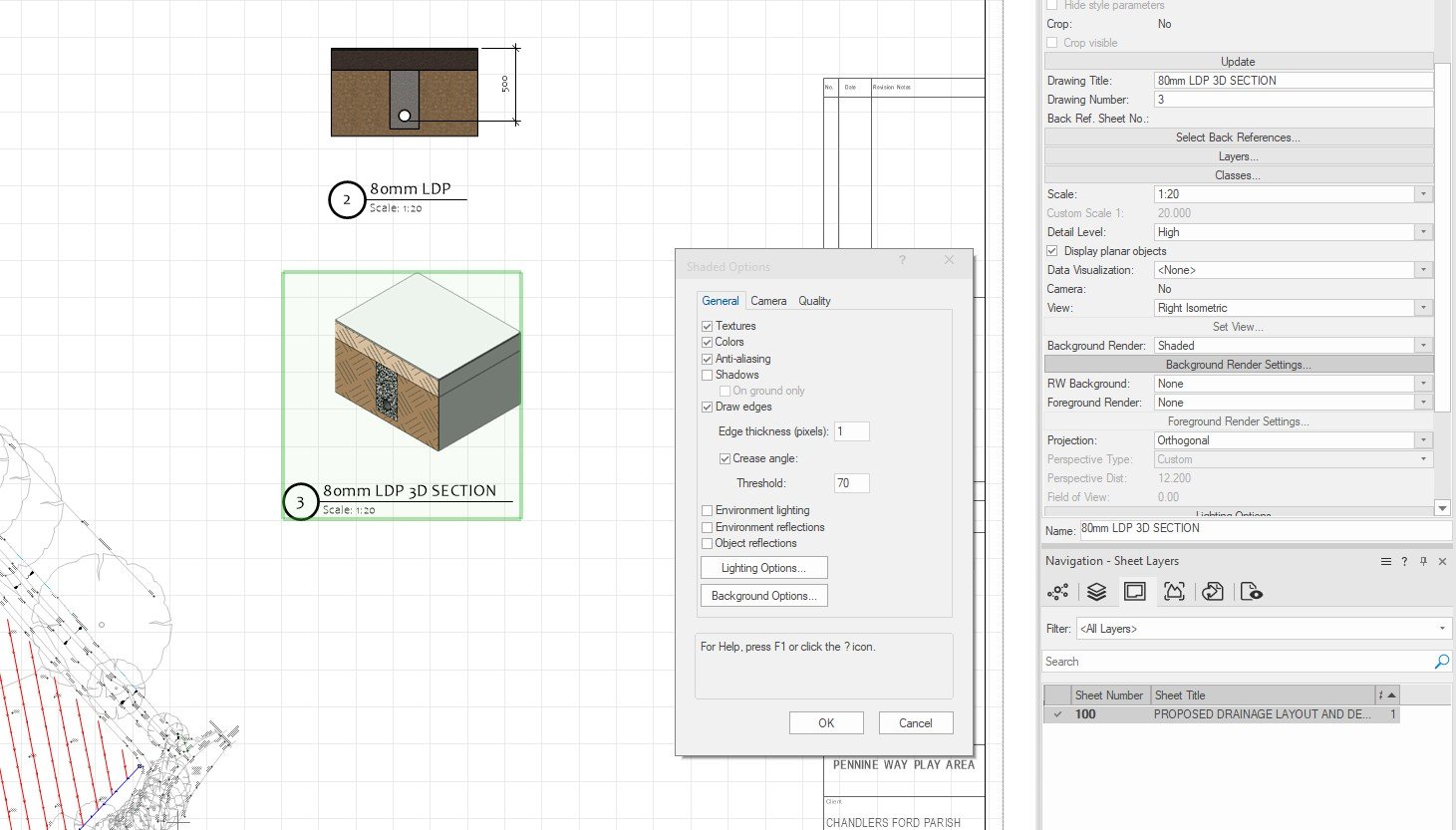 Clip Cube Section not showing textures in sheet viewport - General Discussion - Vectorworks ...