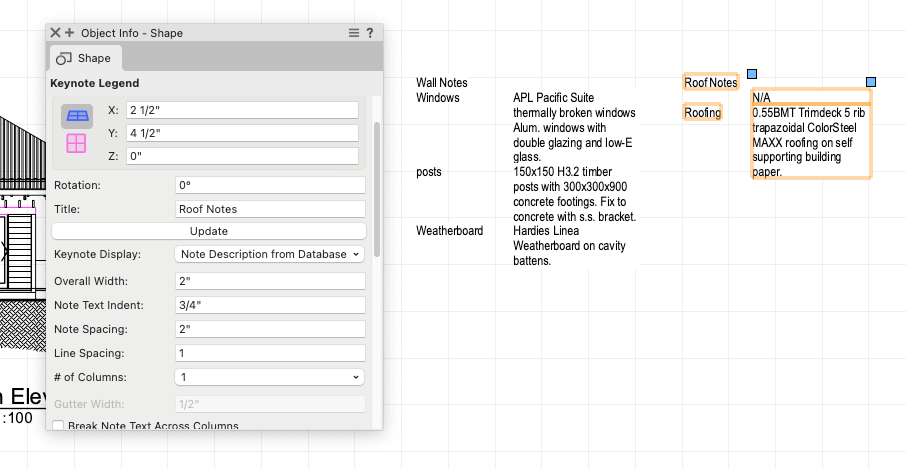 Keynotes and sheet layers - Architecture - Vectorworks Community Board