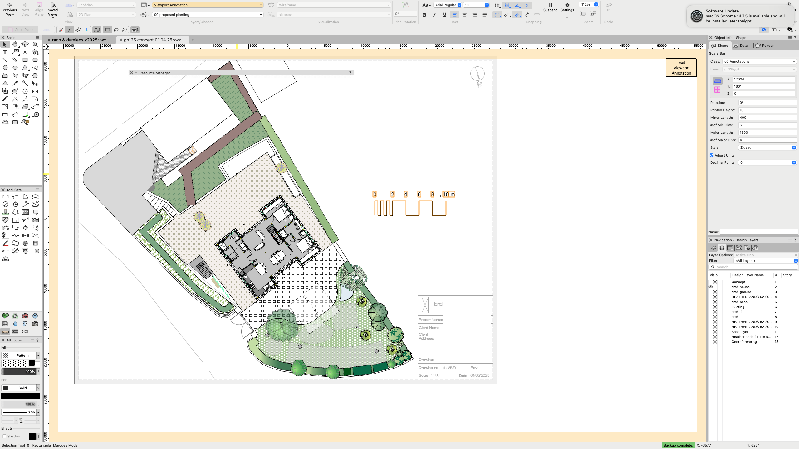 Scale bar in viewport annotation - Troubleshooting - Vectorworks Community Board