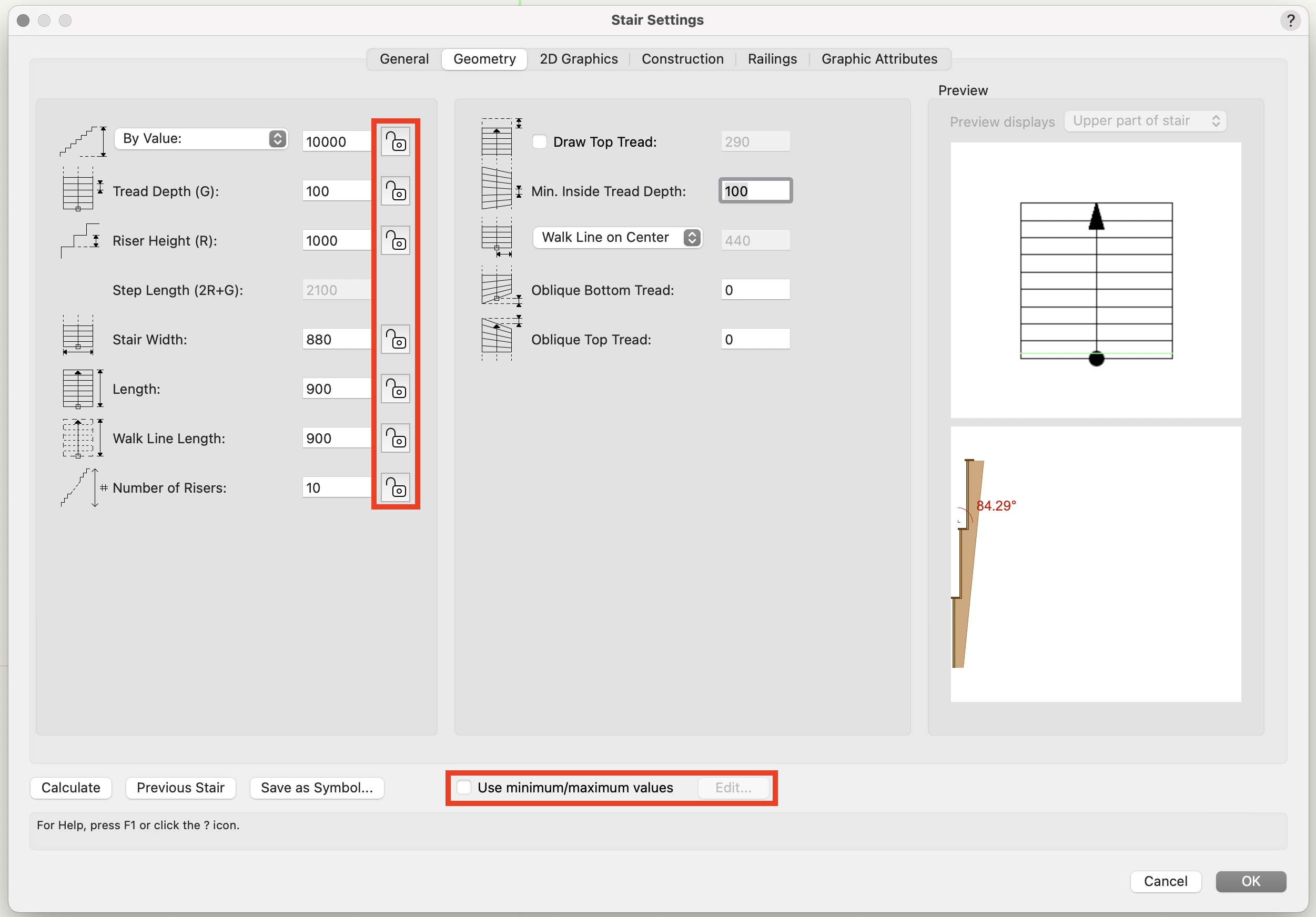 Stair Tool - Override Settings - General Discussion - Vectorworks Community Board
