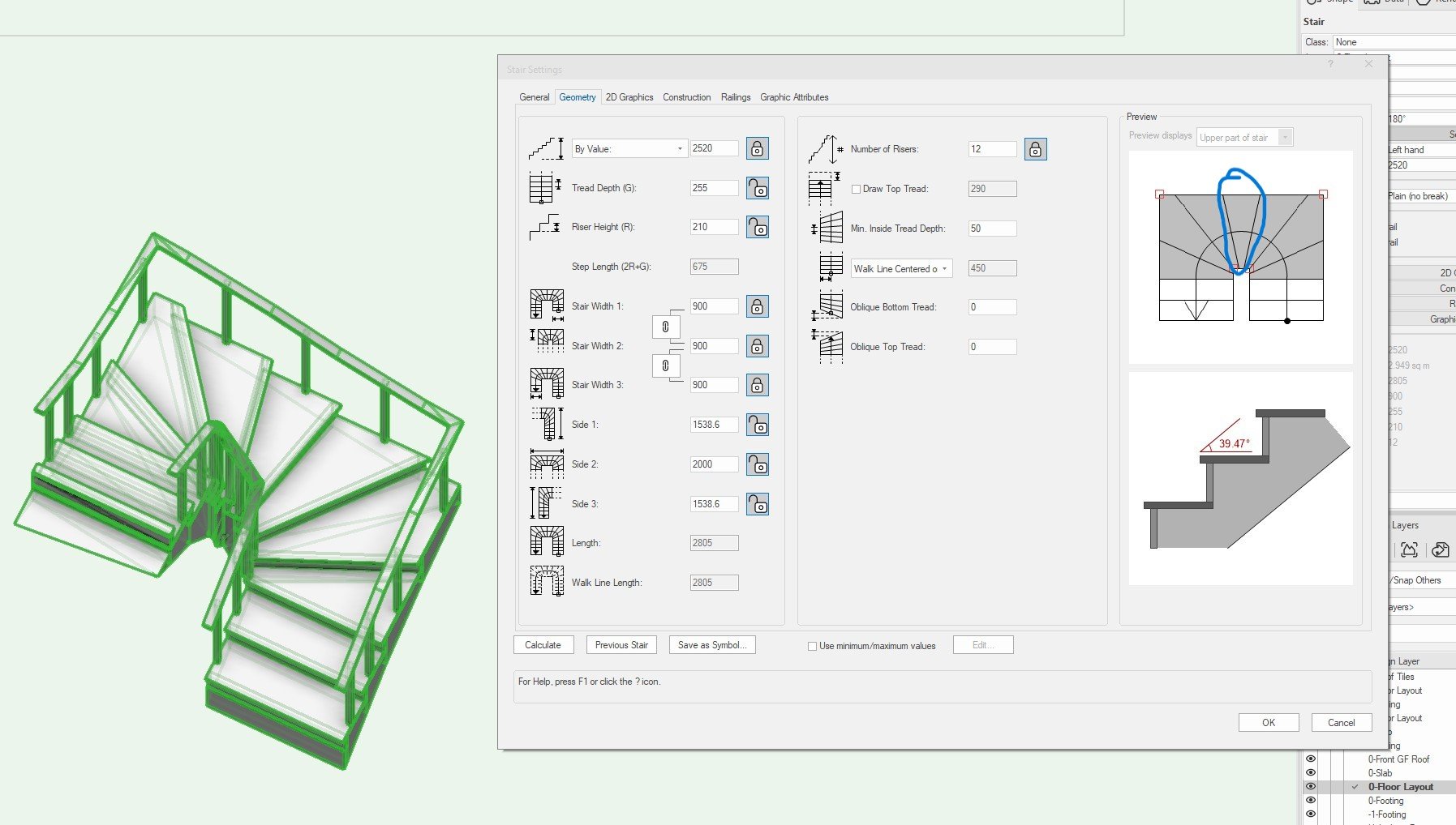 Stair Tool - Override Settings - General Discussion - Vectorworks Community Board