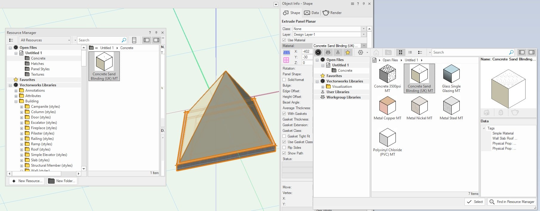 Using Plugin Parameter Type Material Vectorscript Vectorworks Community Board