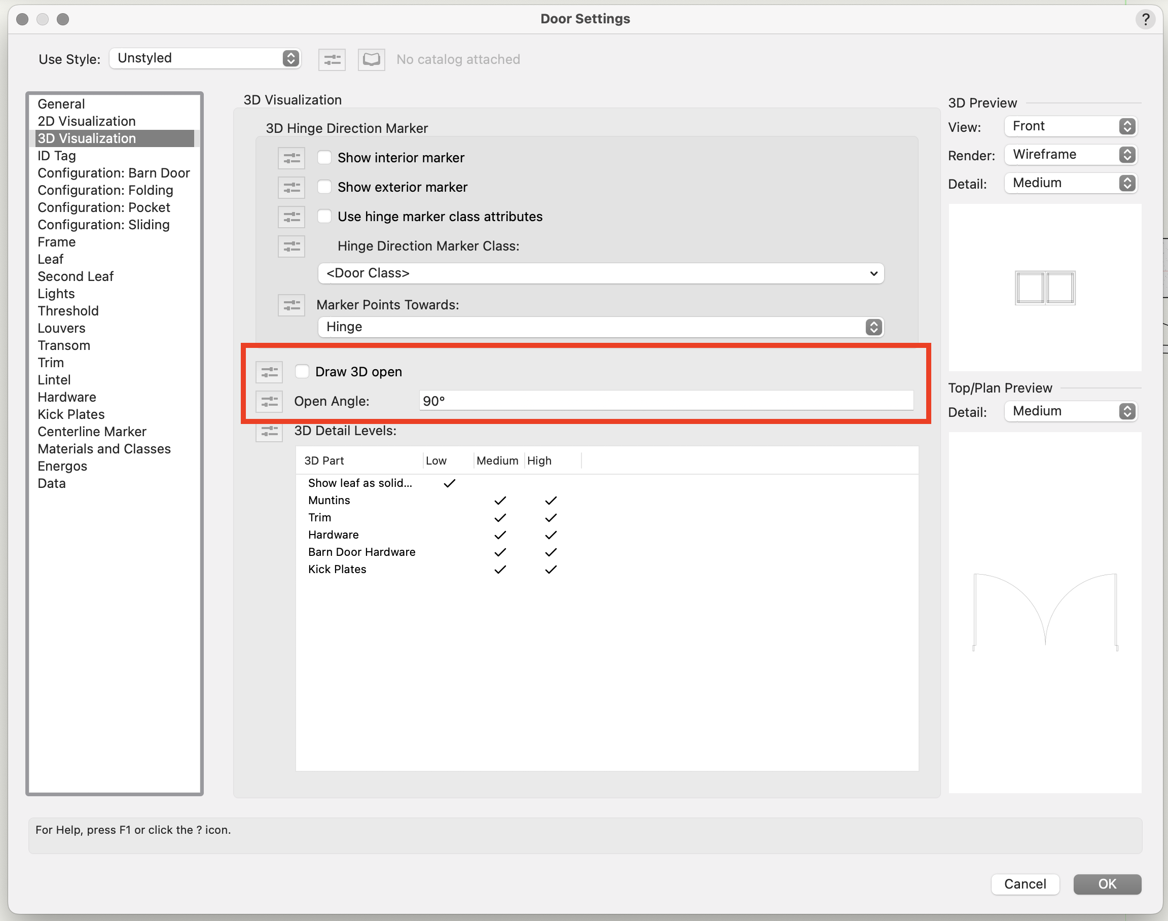 How to Display Doors as Closed Only in Section Viewport (While Keeping ...