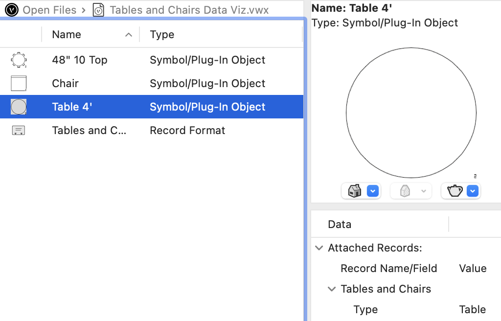 Make Data Visualization recognize and affect embedded symbols ...