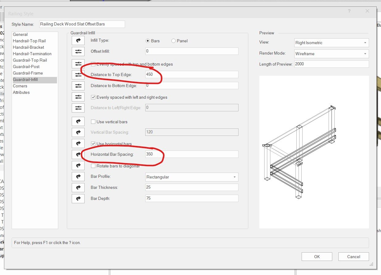 Railing Tool - Missing Option for Number of Rails - General Discussion - Vectorworks Community Board