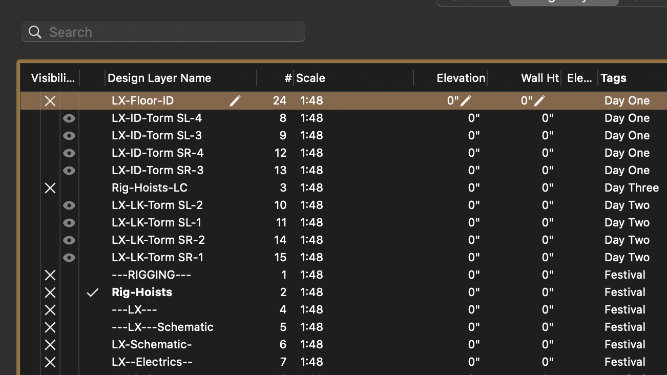 Report Criteria- Layer Tags - Wishlist - Feature and Content Requests - Vectorworks Community Board