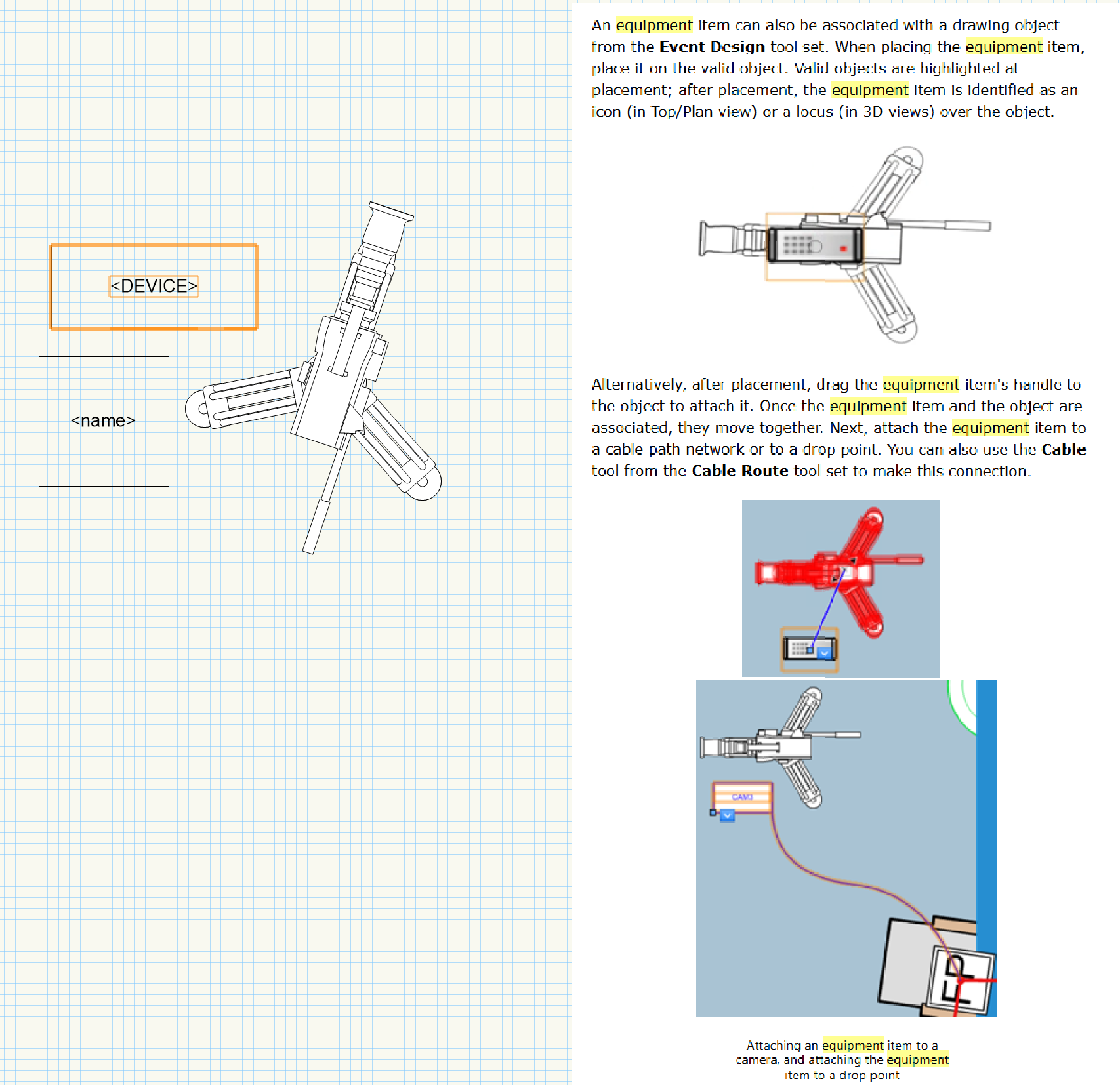 Missing equipment item's handle/association - ConnectCAD - Vectorworks ...