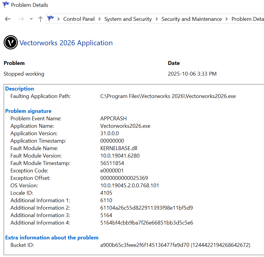 Vectorworks 2026 Crashing on splash screen - Troubleshooting ...