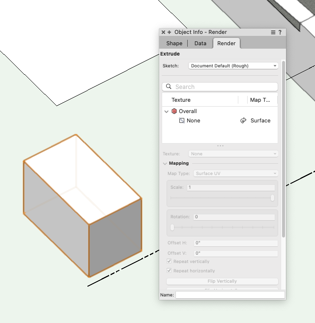 Extruded object texture on faces - Rendering - Vectorworks Community Board