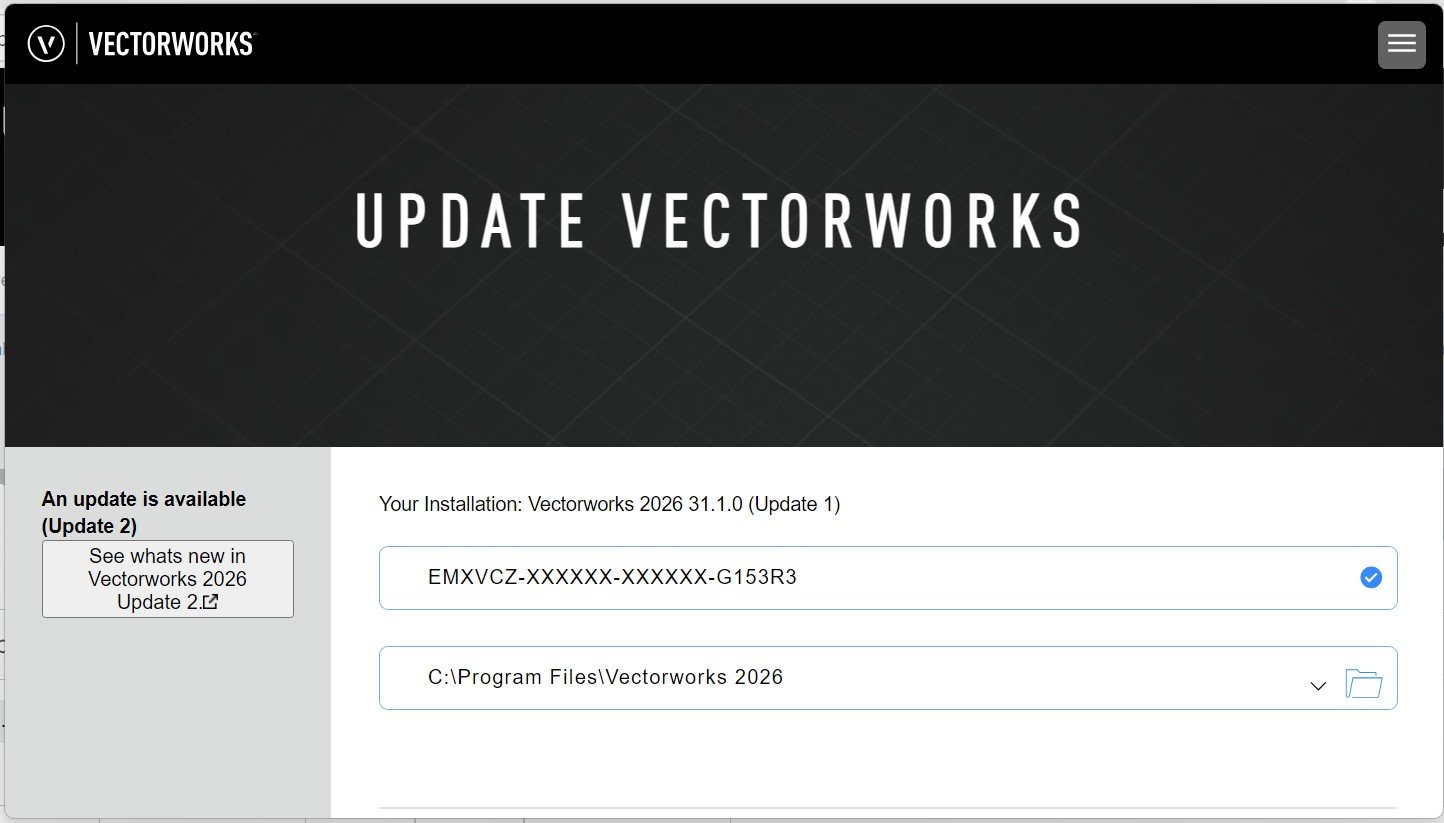 update problem - Troubleshooting - Vectorworks Community Board