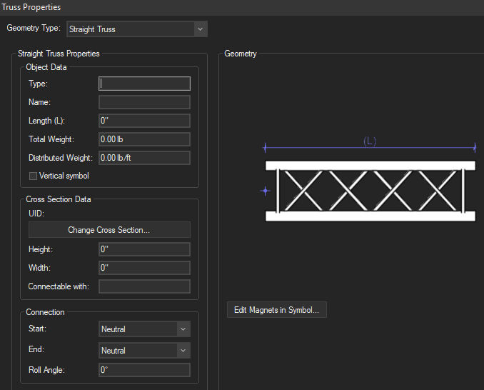 Generic truss symbols aren't trusses - Entertainment - Vectorworks ...