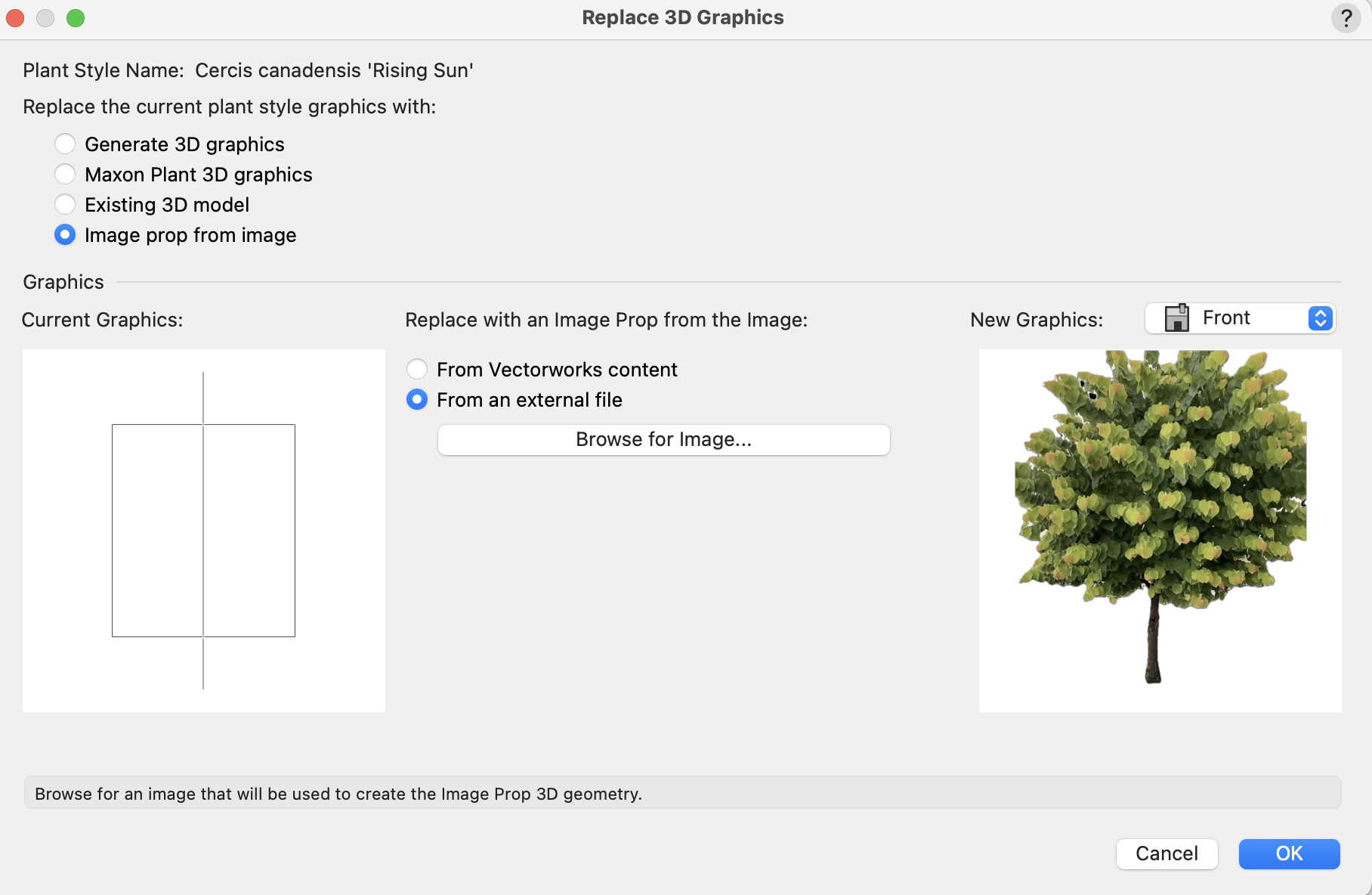 Image prop not loading into plant - Site Design - Vectorworks Community ...