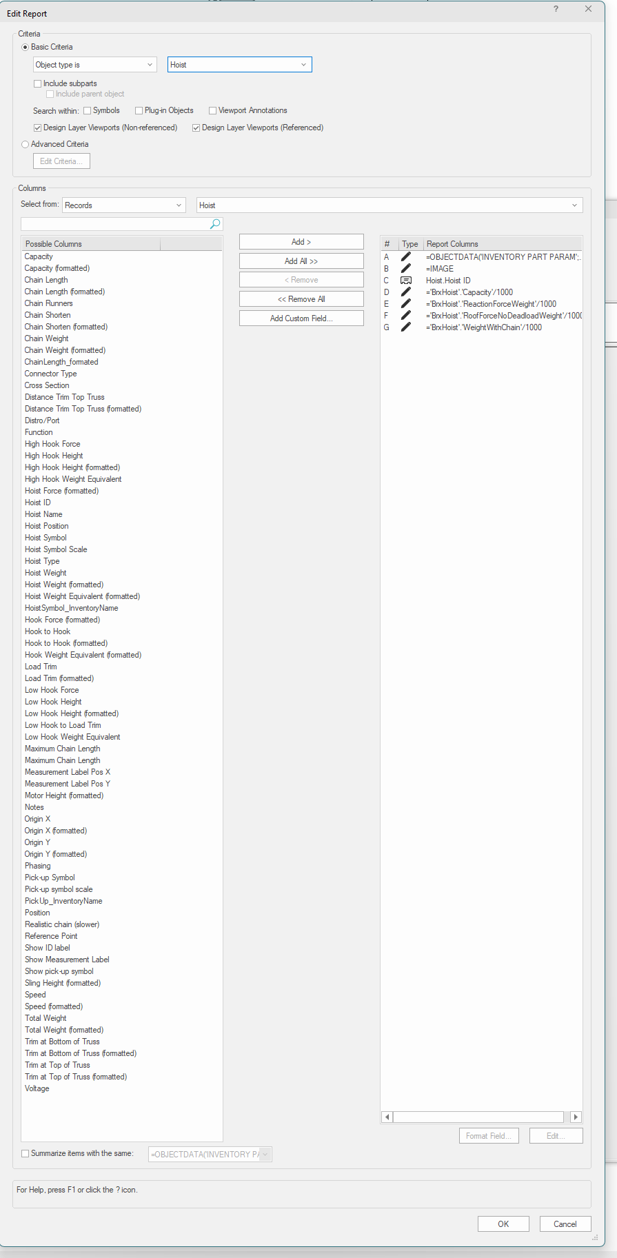 How to count total symbols in a table footer? - Troubleshooting ...